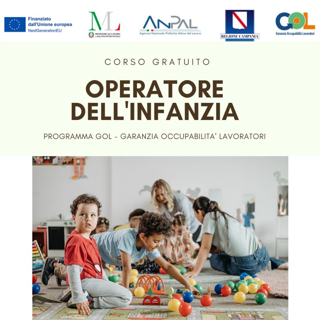PAR GOL Operatore dell’infanzia – EOS